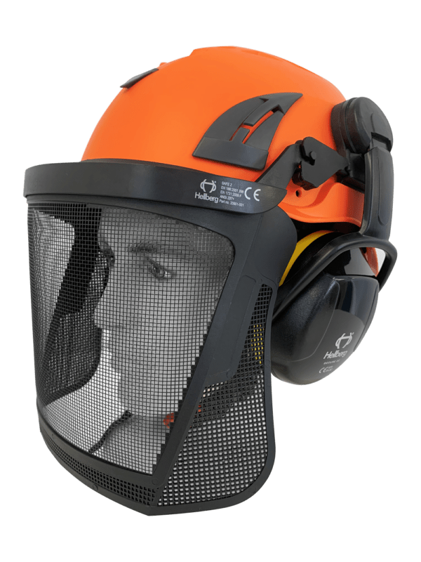 Armour Industrial Helmet|Hellberg Earmuff, Carrier, Mesh Visor Kit, EN | Newest Products ...