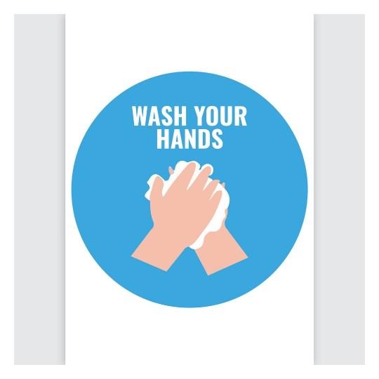 Avery Printed Sign - "Wash Your Hands" x 5 Sheets (945251) | Avery ...