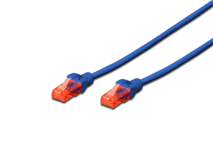 Digitus UTP CAT6 Patch Lead - 10M Blue | Cables & Chargers — Discount Office