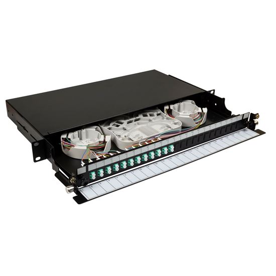 DYNAMIX 19'' 1U Fibre Tray 24C LC MM FULLY LOADED w 24x LC Elite OM4 P | Newest Products ...