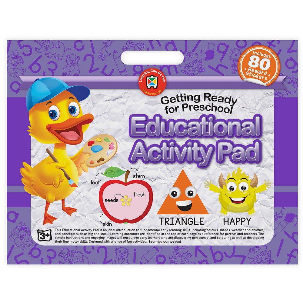 LCBF Educational Activity Pad Getting Ready For Preschool | Activity ...