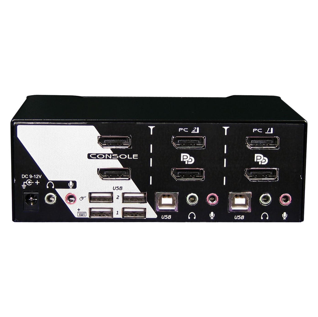 Rextron 2 Port Dual Displayport Usb Kvm Switch With Audio Dual Displa Newest Products
