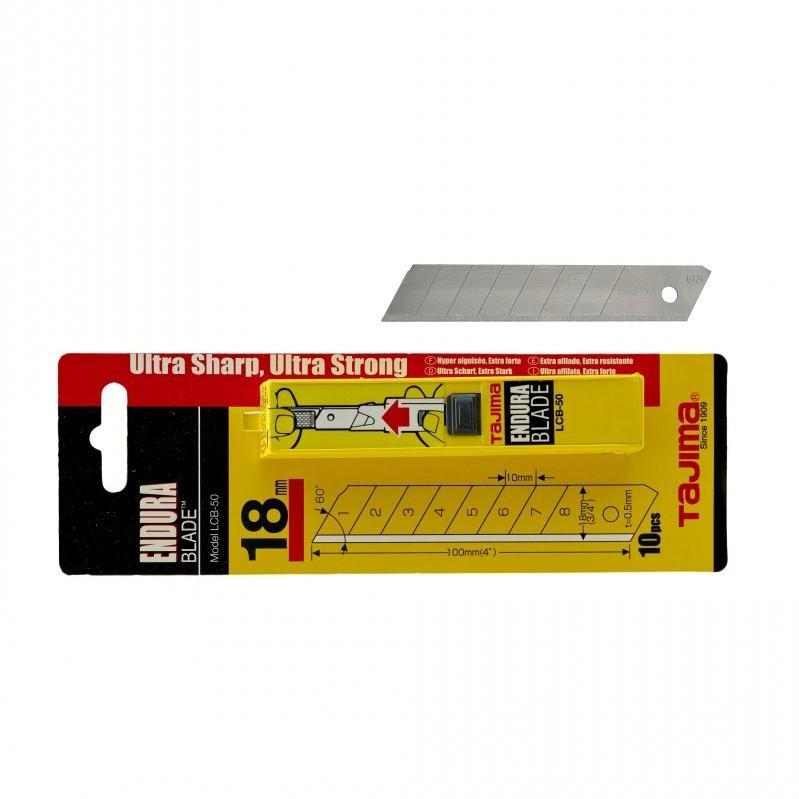 Tajima LCB50 Knife / Cutter Blades x 10 Hangsell Pack | Art Supplies — Discount Office