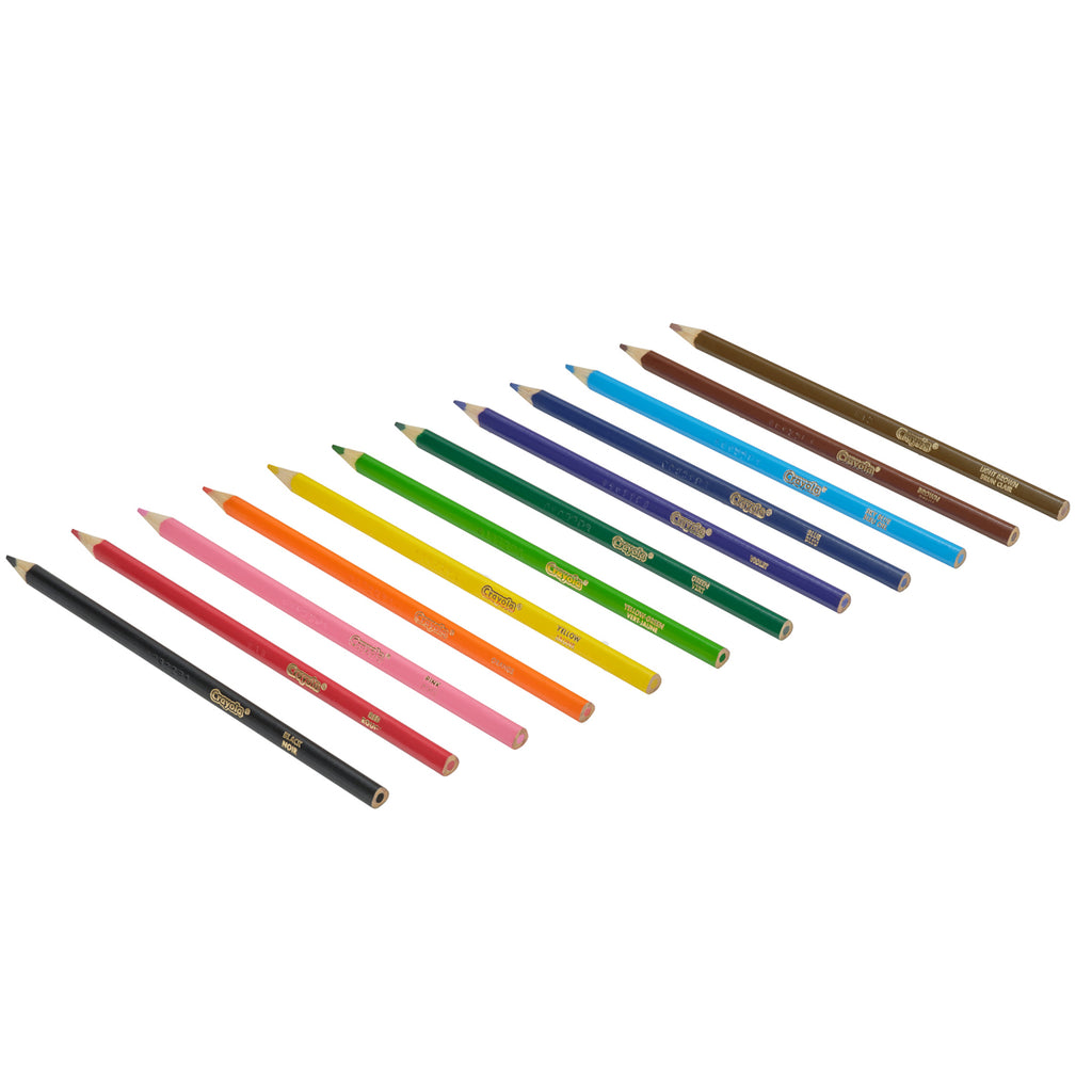 Crayola Triangular Colored Pencils, 12's pack | Crayola — Discount Office