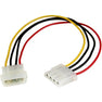 12in Molex LP4 Power Extension Cable M/F - 4 pin Molex Power Connector ...