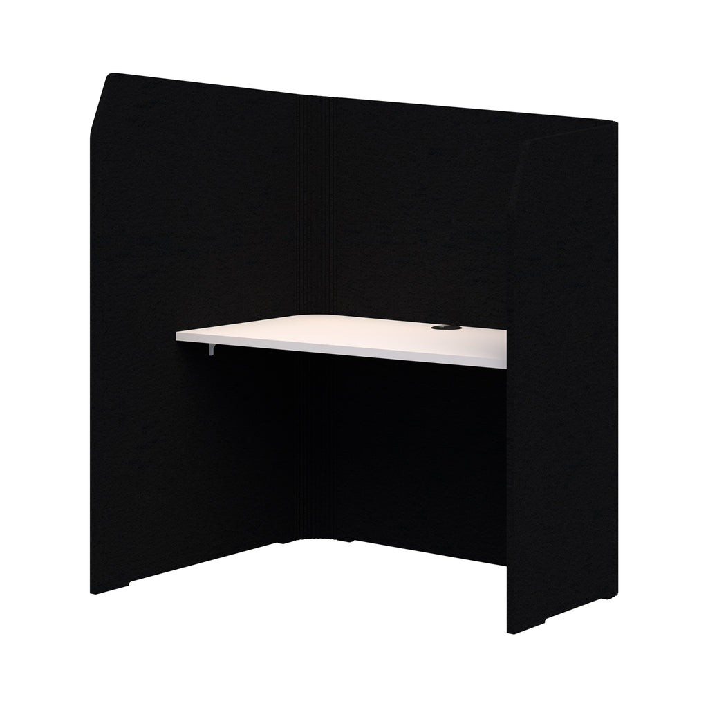 Sonic Focus Pod Desk, Left Hand, 1500/1300mm High x 1200mm Long x 1000 ...