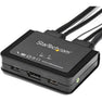 2 Port USB 4K60Hz DisplayPort KVM Switch with 4 ft. Built-In Cables ...