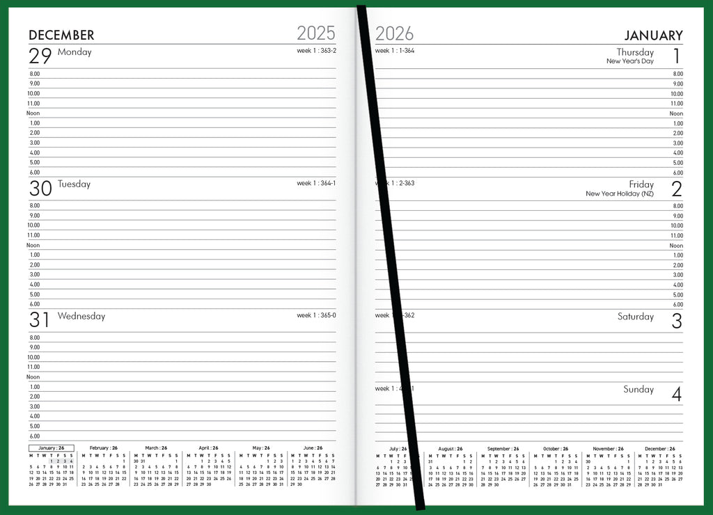 2026 Collins A53 Eco Week Per View Diary, 148mm x 210mm | Collins ...