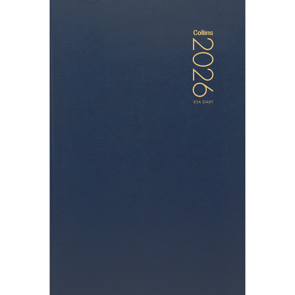 2026 Collins Diary 83A Appointment Diary, Week To View, Navy, 125mm x ...