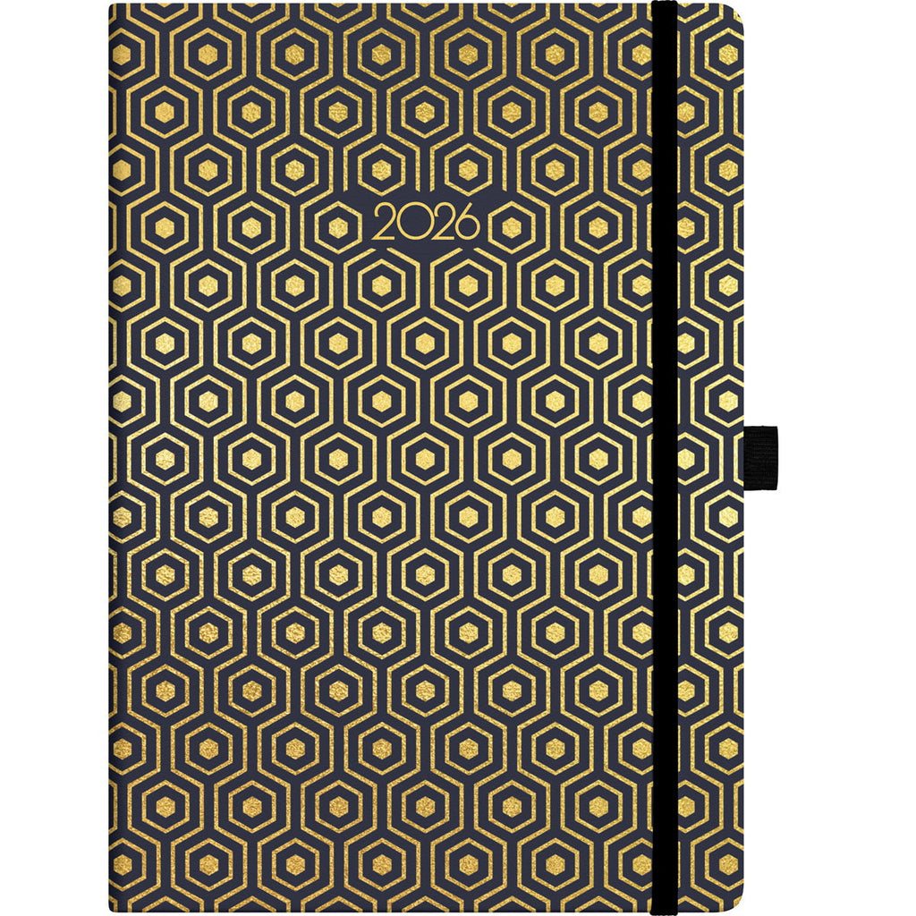 2026 Collins Diary A51, Day Per Page, Laminated Hard Cover, Geometric ...
