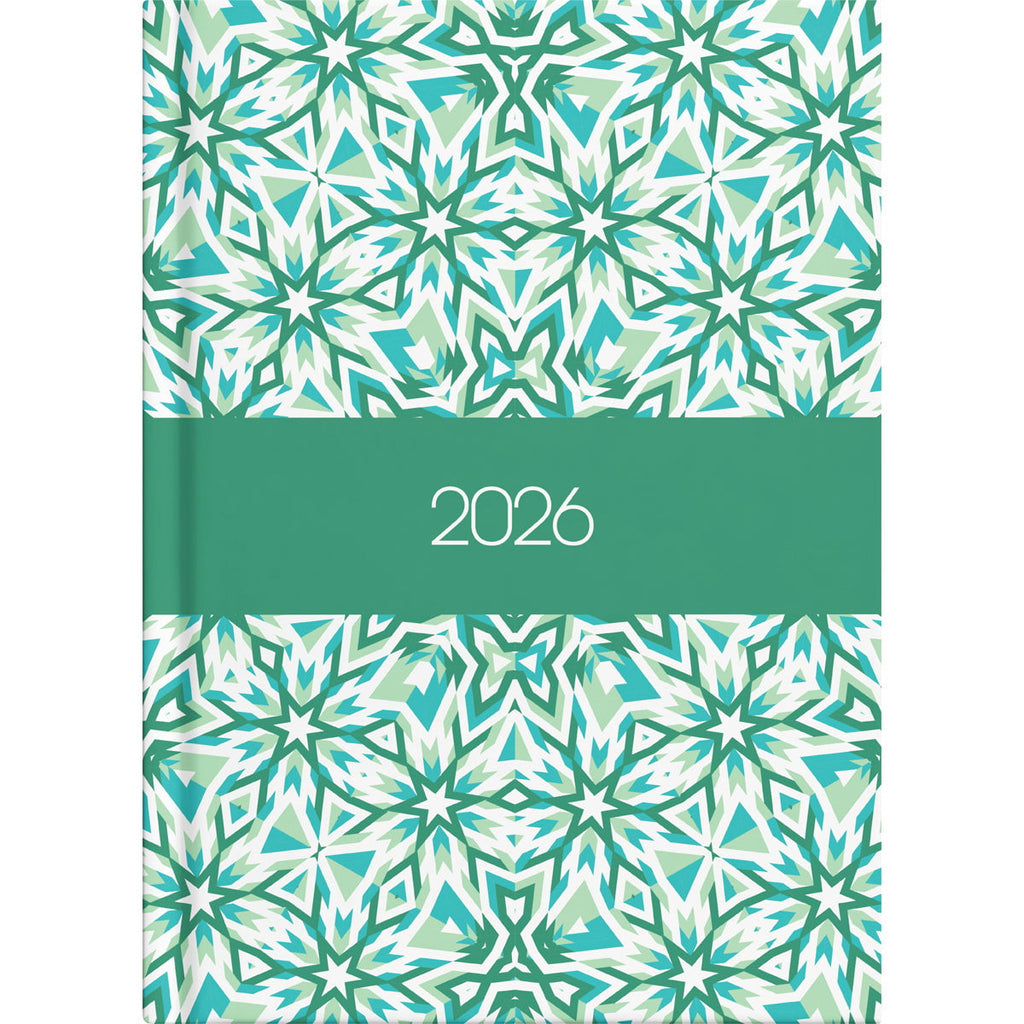 2026 Collins Diary A51, Day Per Page, Laminated Hard Cover, Geometric ...