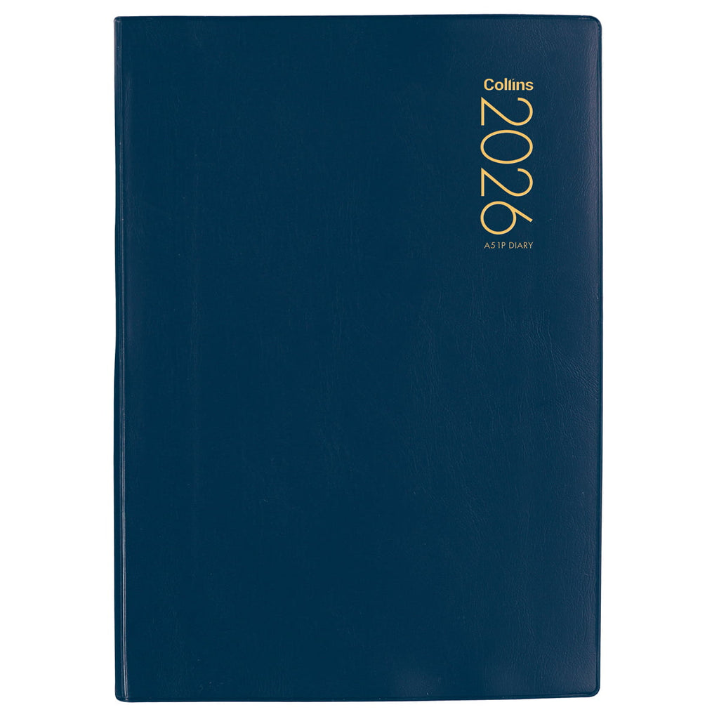 2026 Collins Diary A51P, Day Per Page, PVC Blue, 148mm x 210mm ...