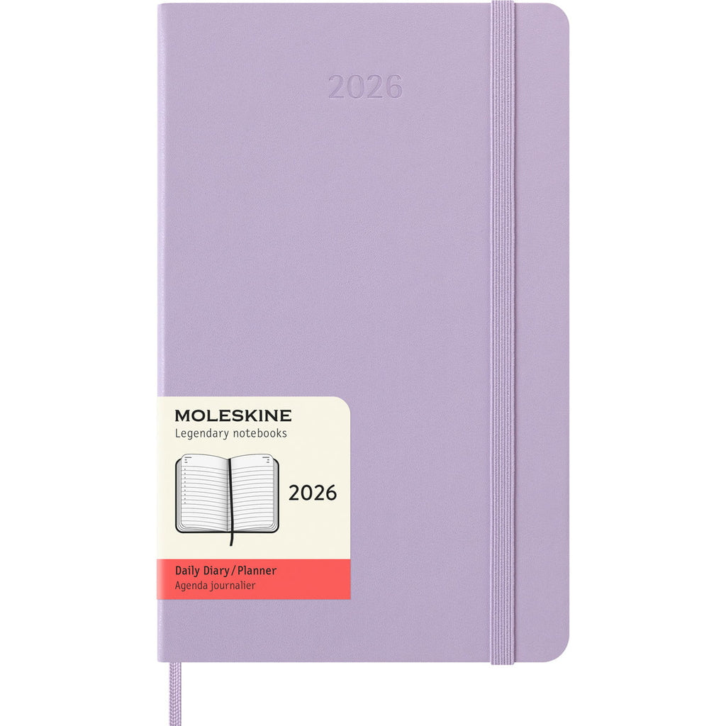 2026 Moleskine Diary 12 Month Daily, Hard Cover, 210mm x 130mm Large ...