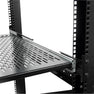 2U Adjustable Mounting Depth Vented Sliding Rack Mount Shelf 50lbs / 2 ...