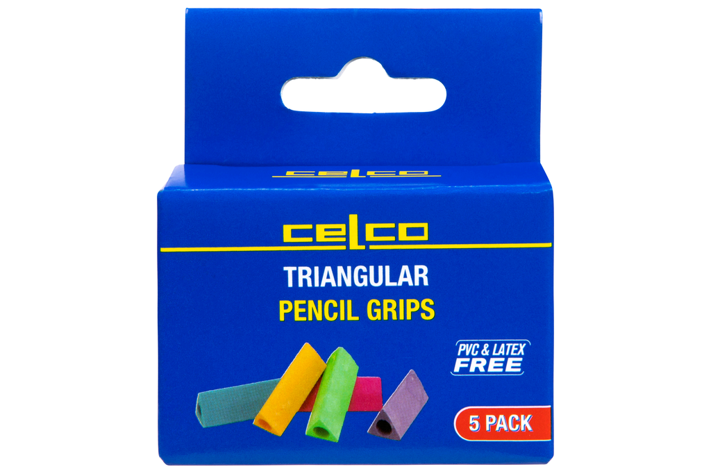 Triangular Pencil Grips x 5's Pack | Newest Products — Discount Office