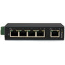 5 Port Industrial Ethernet Switch - DIN Rail Mountable - Fast 10/100Mb ...