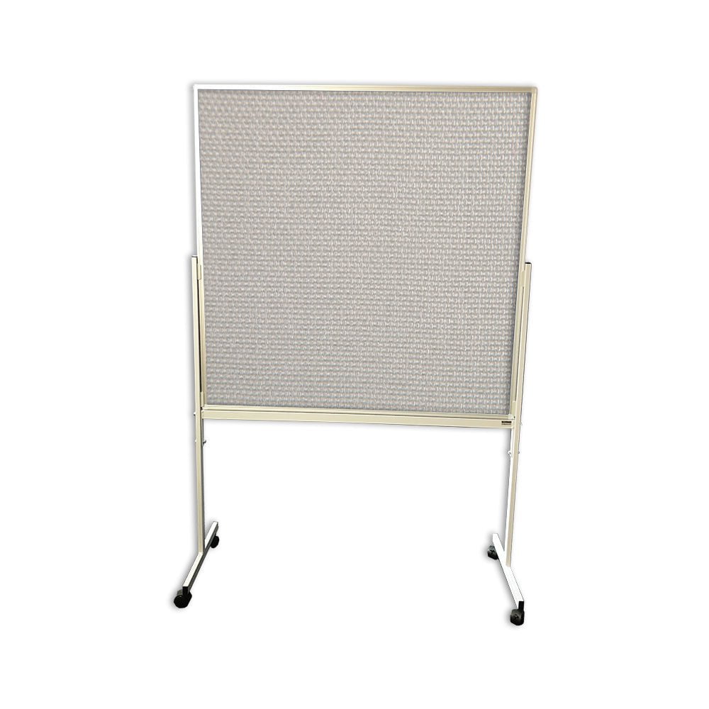 600mm High Double Sided Pinboard On Stand with Wheels (Choice of colou ...