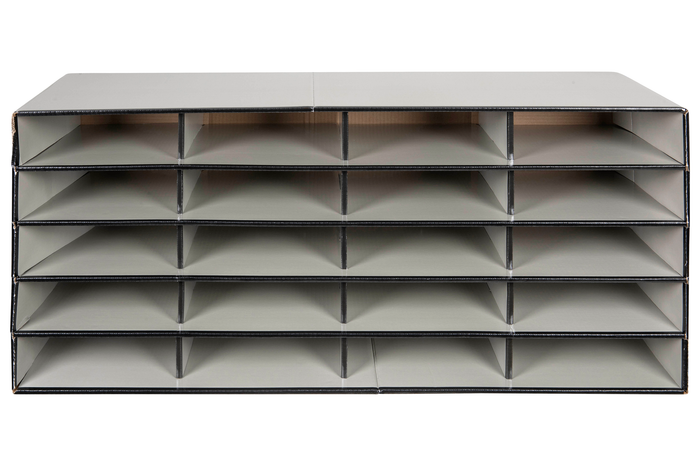 Marbig Cardboard Literature Sorter - 20 Compartments | Desk & File ...