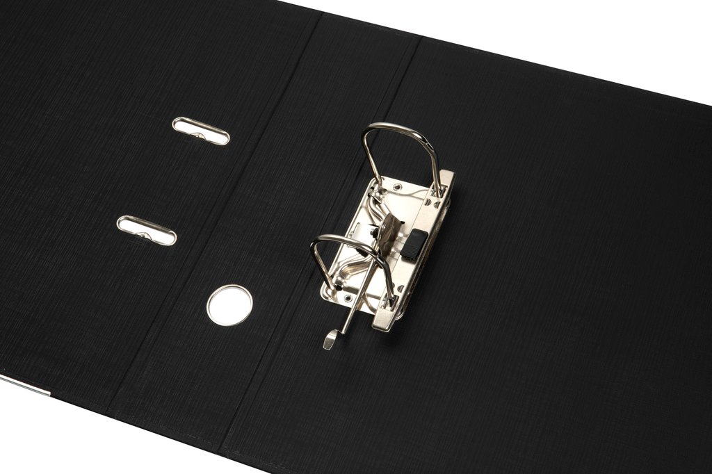 Marbig A4 Polyethylene (PE) Lever Arch File With Linen Finish Cover Bl ...