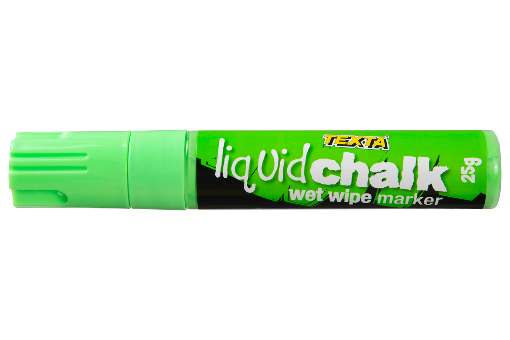 Texta Liquid Chalk Marker Wet Wipe Green | Chalk — Discount Office