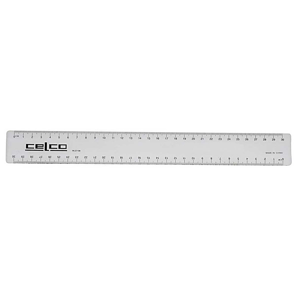 Celco Clear Plastic Ruler 30cm x Pack of 50 | Desktop Essentials ...