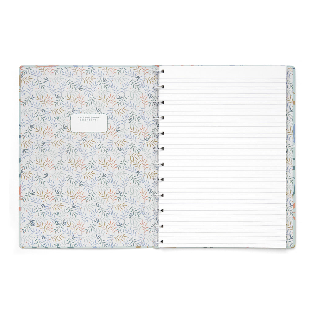 Filofax A4 Notebook, Botanical Mint (210mm x 297mm) | Filofax ...
