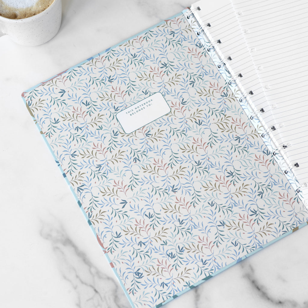 Filofax A4 Notebook, Botanical Mint (210mm x 297mm) | Filofax ...