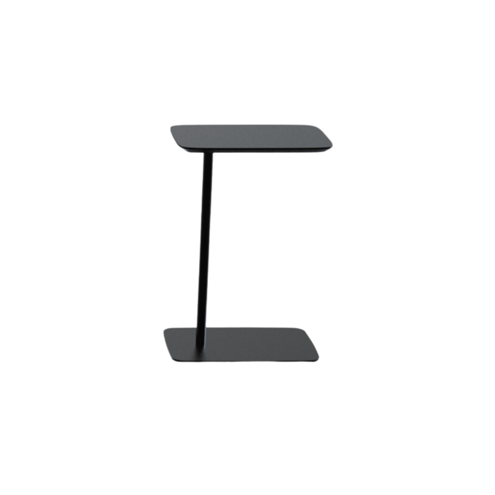 Laptop Table, 300mm x 450mm x 650mm, Black Base, Black Top | Laptop ...