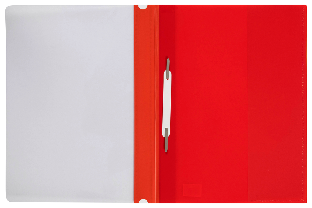 Marbig A4 Deluxe Flat File, Clear Front Cover, Red | Files & Folders ...
