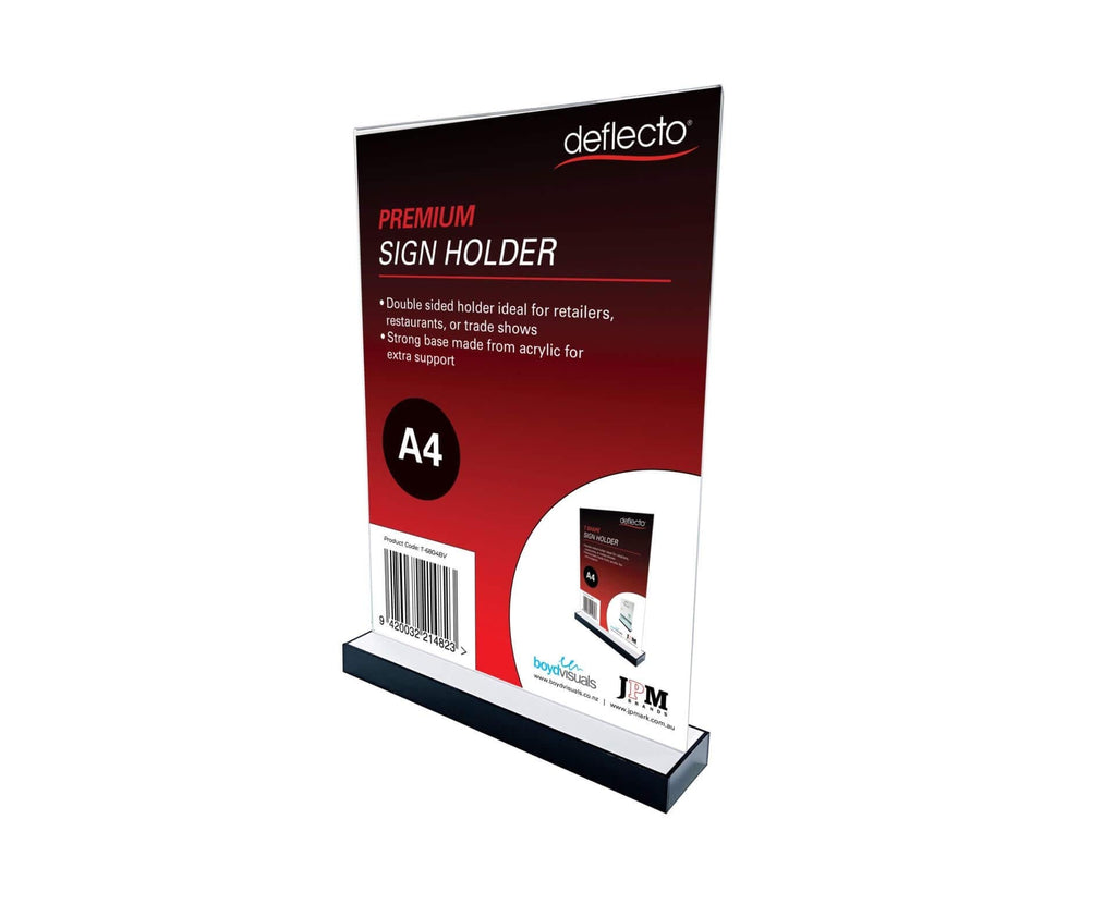 A4 Premium Menu / Sign Holder Double Sided Portrait | Brochure & Menu ...