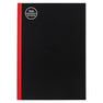 A4 Red & Black Notebook with Margin | Newest Products — Discount Office