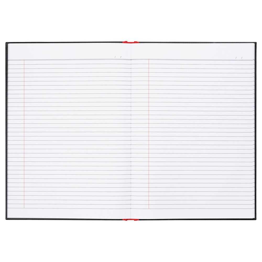 A4 Red & Black Notebook with Margin | Newest Products — Discount Office