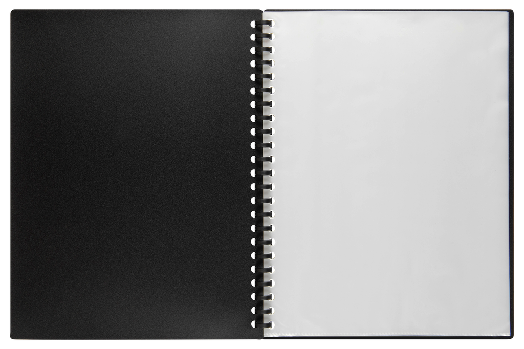 A4 Refillable Display Book 40 pocket Black | Display Books — Discount ...