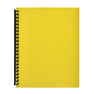 A4 Refillable Display Book 40 pocket Yellow | Display Books — Discount ...