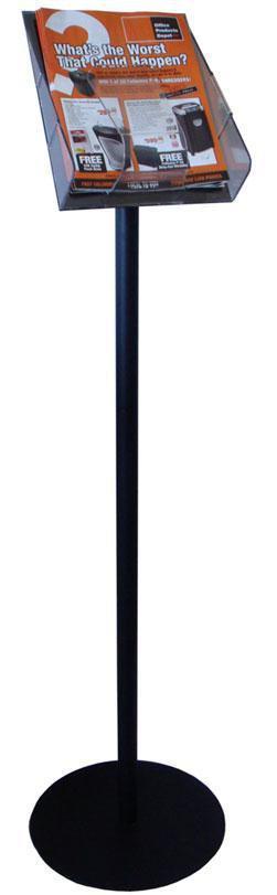 A4 Stand-Tall Brochure Holder with Pole & Base | Brochure & Menu ...