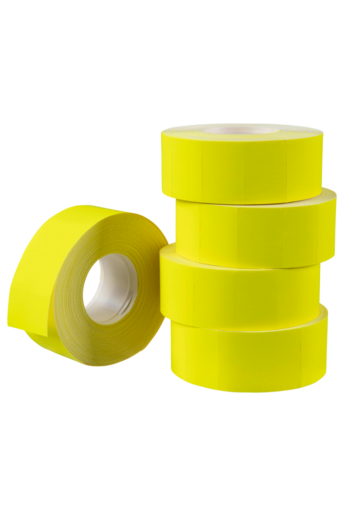 Quikstik Removable Fluoro Yellow Price Gun Labels Mark II | Date Guns ...