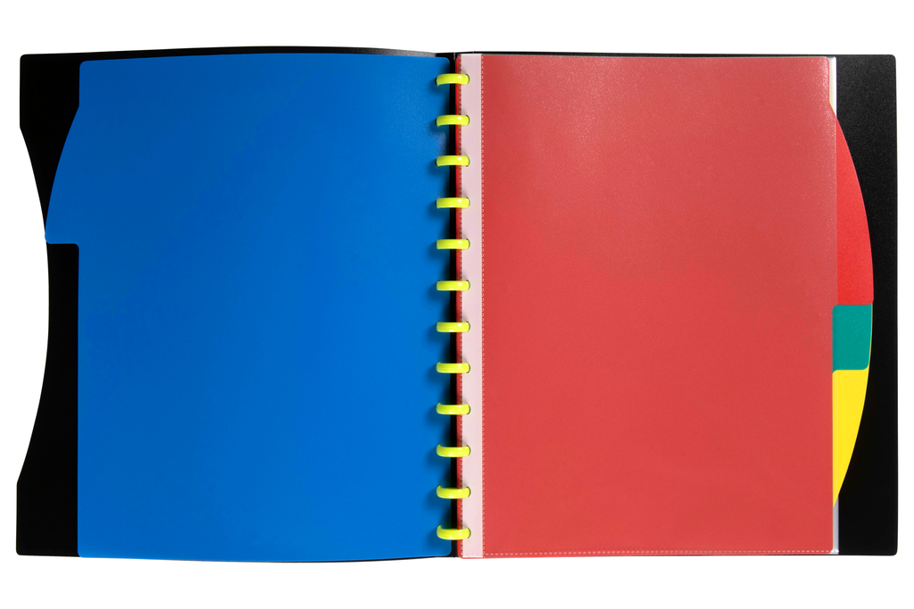 Marbig A4 20 Pocket Refillable Display Book With Polyprop Dividers ...