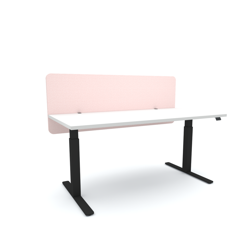Acoustic Desk Screen Modesty 1800mm x 24mm x 600mm, Choice of Colours ...