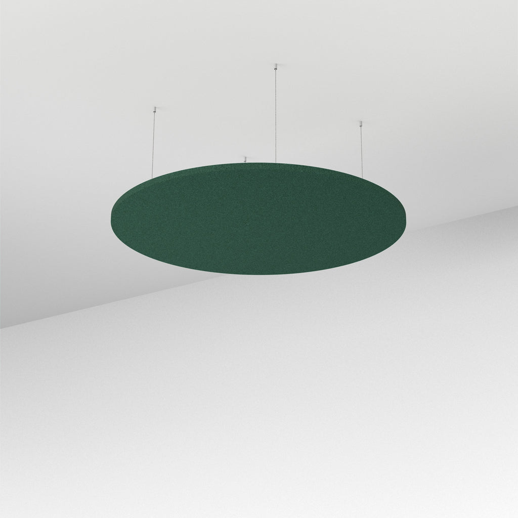 Acoustic Floating Ceiling Panel Round, 1200mm x 24mm, Choice of Colour ...