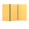 Acoustic Freestanding Partition, 3 Panels, 1800mm x 1000mm x 12mm Each ...