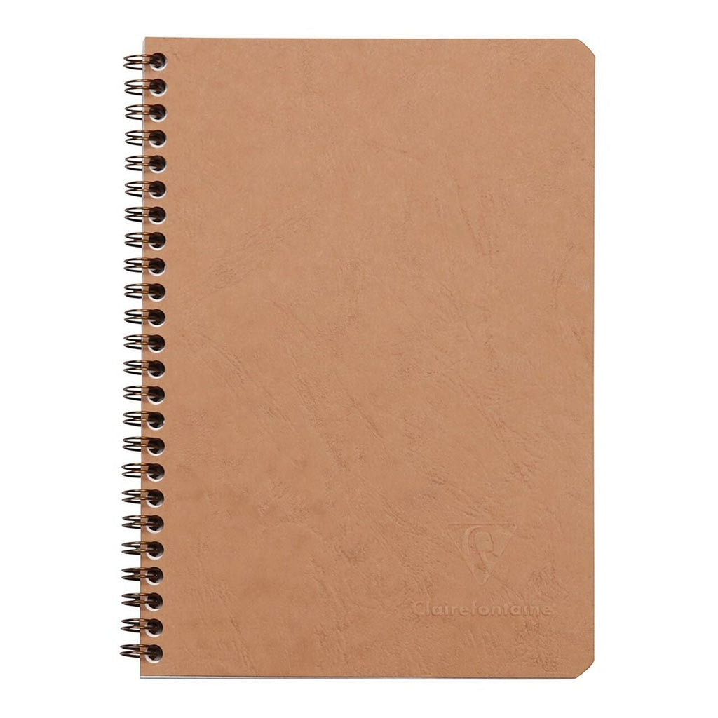 Age Bag Spiral Notebook A5 Lined Tobacco | Clairefontaine — Discount Office