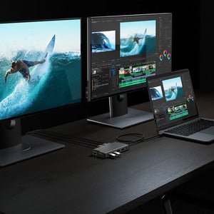 Alogic Universal 12-in-1 Mini Dock - DV3 - Triple Full HD Display - fo ...