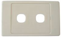AMDEX Switch Plate ONLY. 2 Gang Wall Face Plate (Accepts Clipsal Style ...