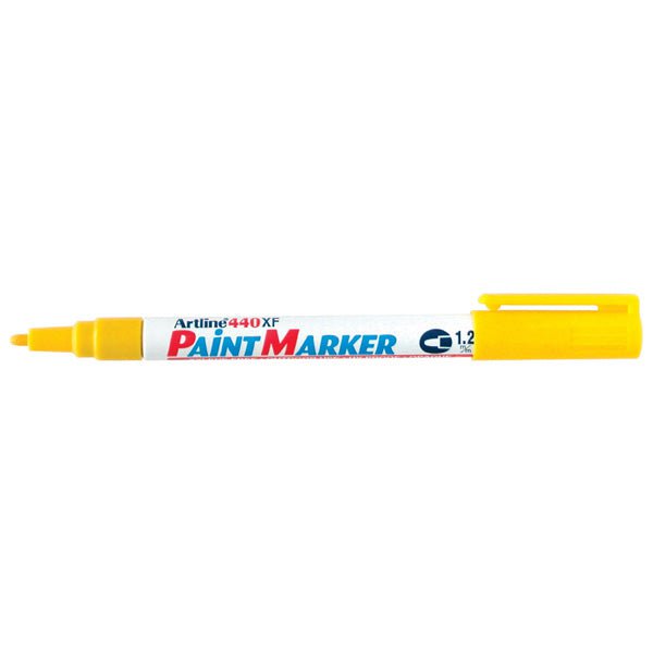 Artline 440 Yellow Paint Marker 1.2mm Bullet Tip x 12's pack | Artline ...
