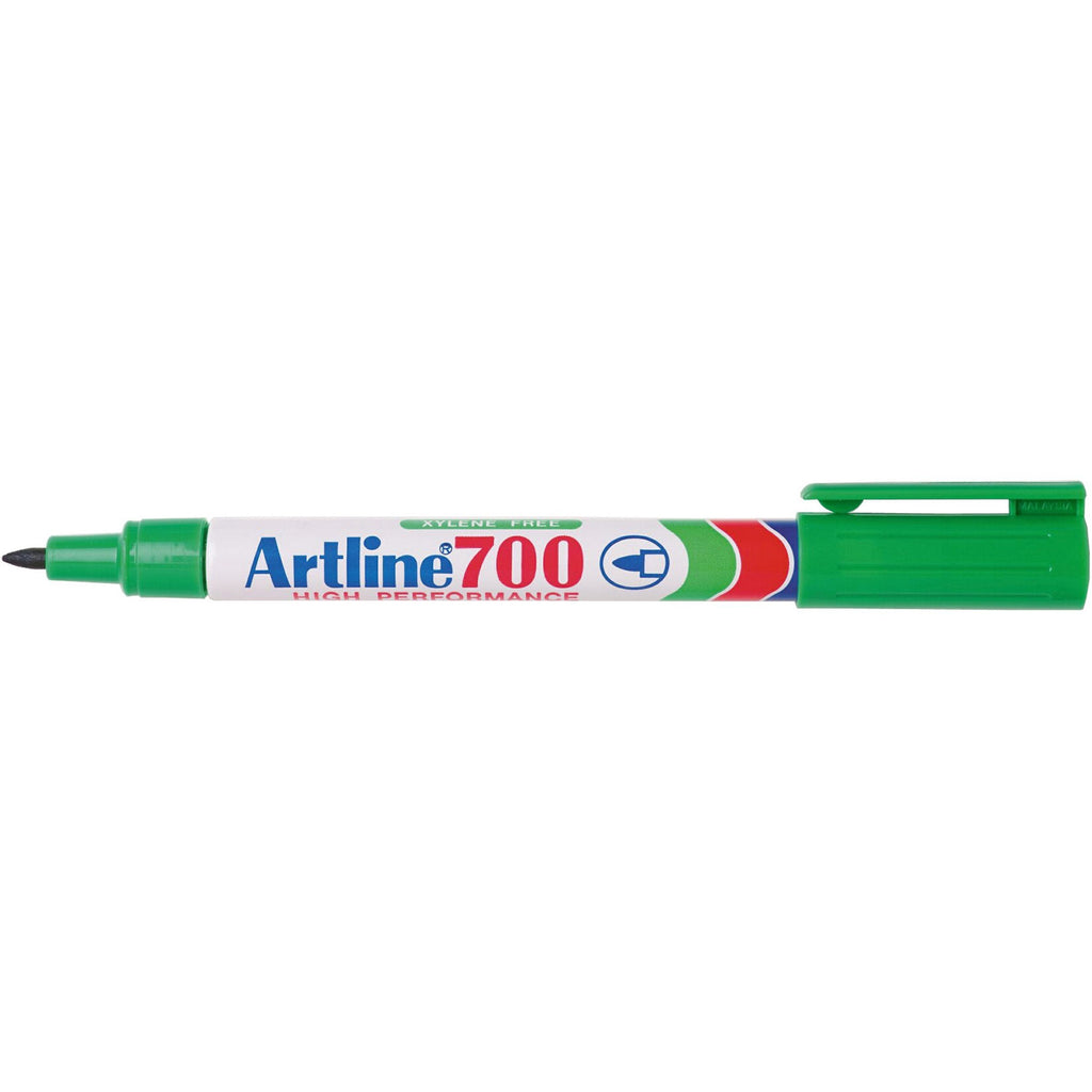 Artline 700 Permanent Marker Fine Tip Green | Artline — Discount Office