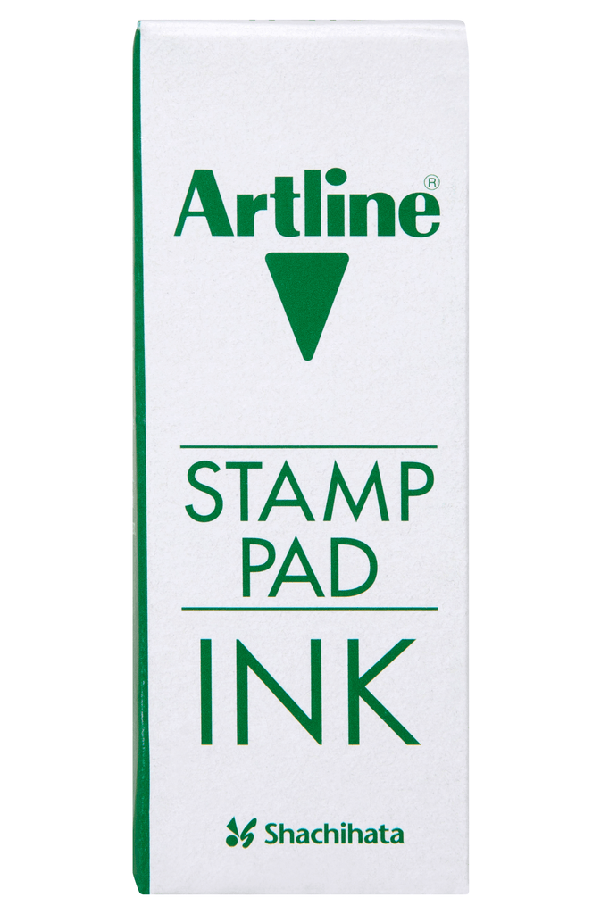 Artline Green Stamp Pad Ink, 50cc | Artline — Discount Office