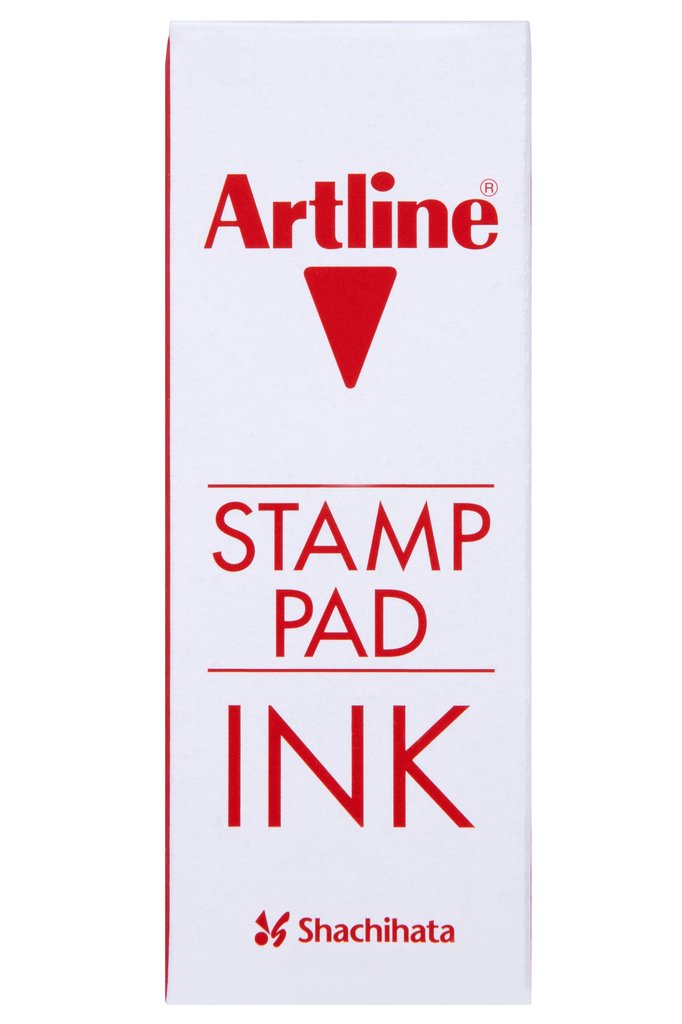 Artline Red Stamp Pad Ink, 50cc | Artline — Discount Office