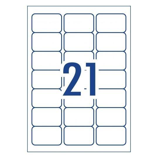Avery J8160 Labels 21's x 25 Sheets | Avery — Discount Office