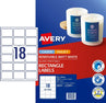 Avery L7107 Matt Rectangle Labels 18's x 10 Sheets | Avery — Discount ...