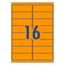 Avery L7162FO Fluoro Orange Labels 16's x 25 Sheets | Avery — Discount ...